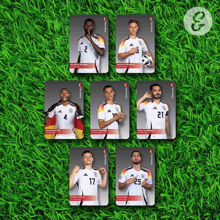 Football Player Photocard - German National Team - European Cup ...