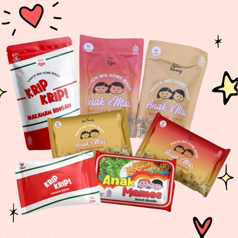 Mie mas inspired by Anak mas old school snack 100gr homemade Anakmas ...