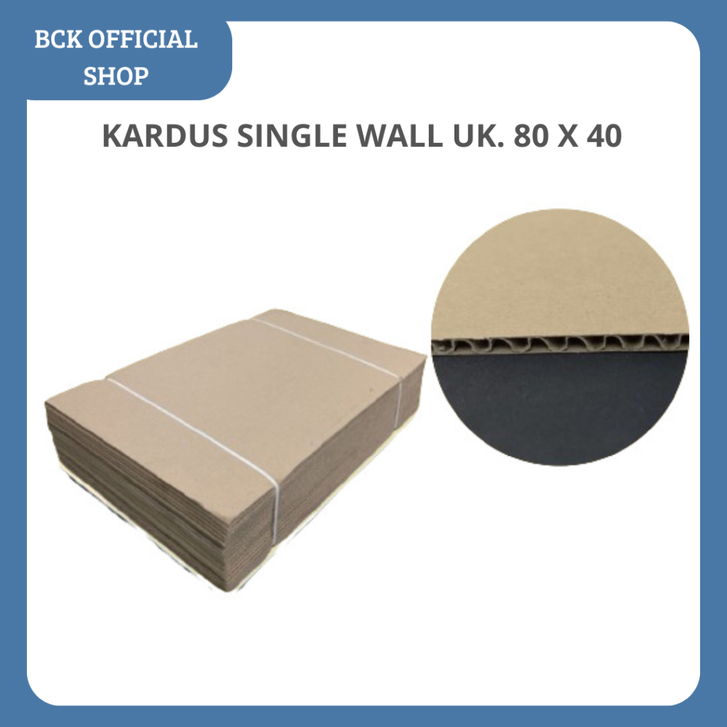 Single Wall Corrugated Cardboard Eflute Material New Sheet (80 X 40 ...