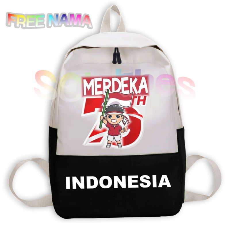 Indonesian Bag MERDEKA 79TH 2024 School Children's Backpack | Shopee ...
