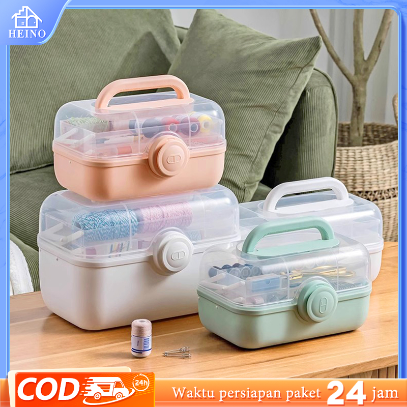 Heino Sewing Box Sewing Tool Box/Complete Sewing Storage Box Set ...