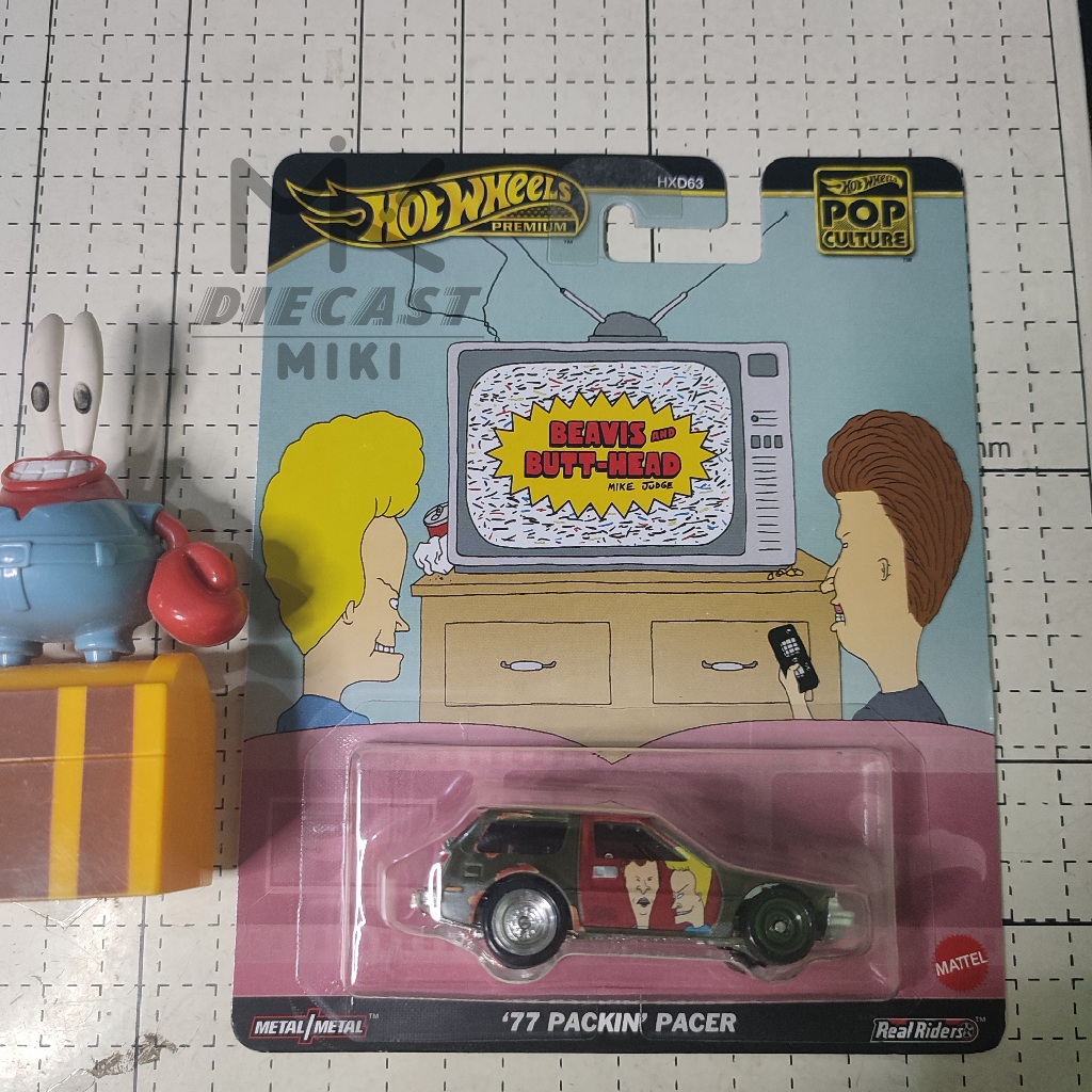Hot WHEELS 77 PACKIN PACER PREMIUM CAR CULTURE BEAVIS AND BUT HEAD ...