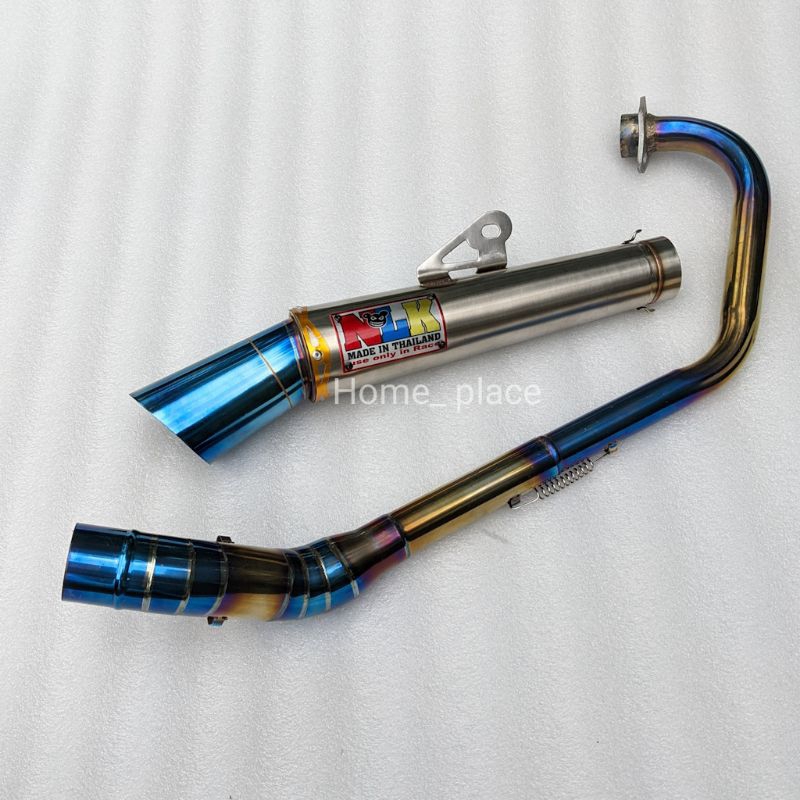 Open Spec pipe exhaust NLK 51mm for Tmx 125 155 Rusi tc 125 155 Bajaj ...