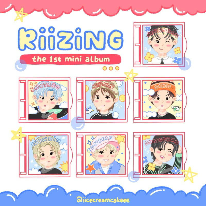 RIIZE keychain | Riizing (free sticker) | Shopee Malaysia