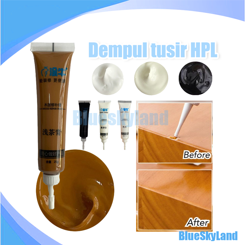 LILIN KAYU Putty Tusir Edging Edge Dye Filler Grout Hpl Repair Tools ...