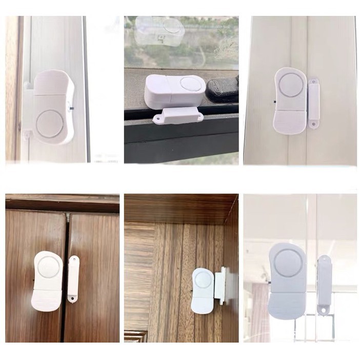 Ready Anti-Theft Window Thief Door Alarm / Door Window Sticker Burglar ...