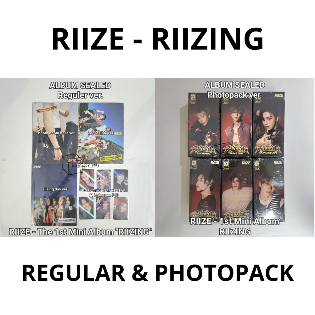 Riize - The 1st MINI ALBUM [RIIZING] (PHOTOBOOK/REGULAR ver | Photopack ver) (photo pack Shotaro ...