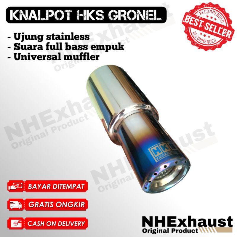 Car Exhaust Racing HKS Gronel Sound Full Bass Avanza Xenia Jazz Yaris ...