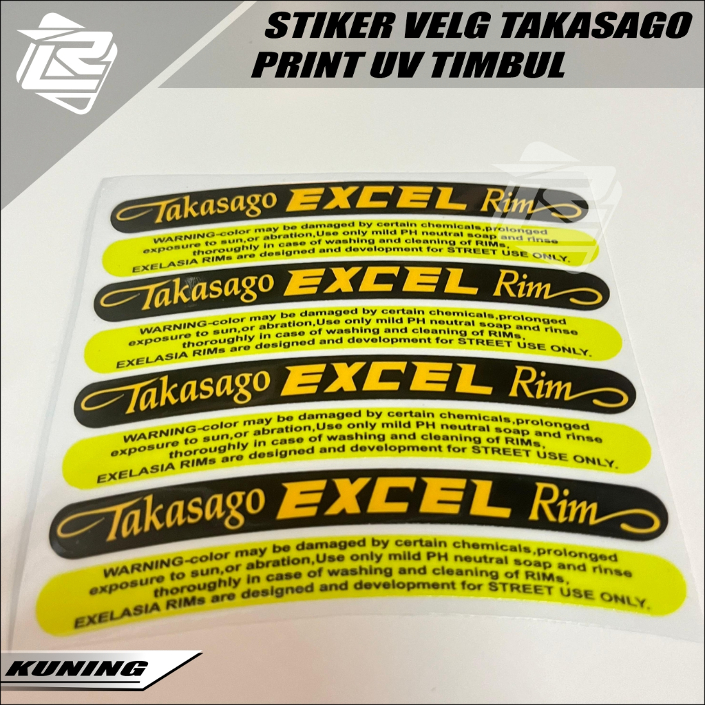 Royal Sticker Takasago Excel Rim Asia Print Sticker List of Transparent ...