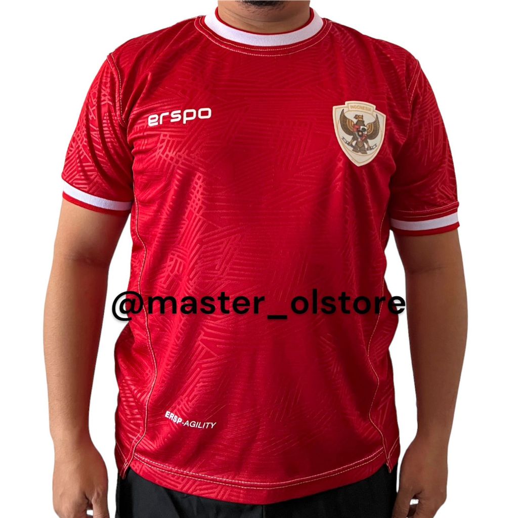 MERAH Latest Indonesian National Team Jersey 2024/2025 Home Red Erspo ...
