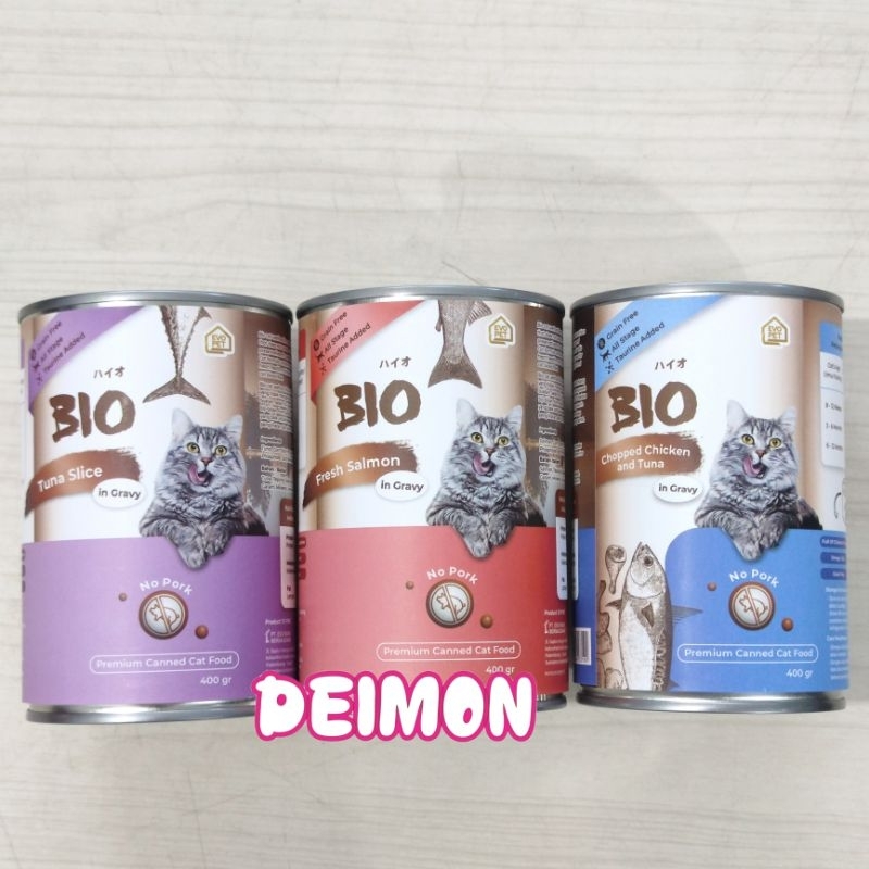 Bio Cat Cans 400Gram Wet Cat Food Bio Cat Cans Bio All Stages | Shopee ...