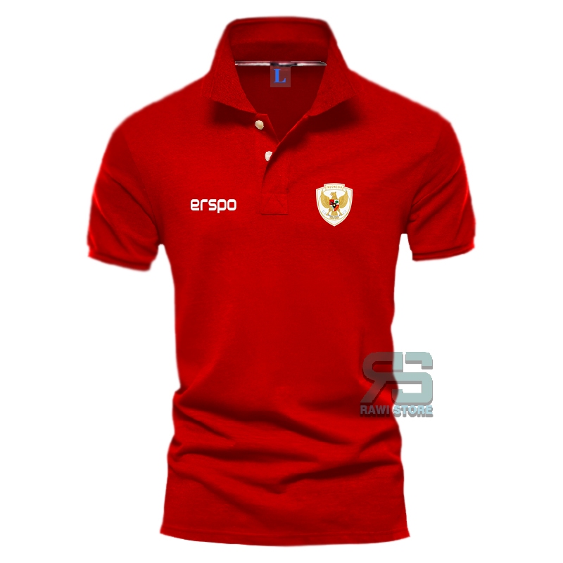Garuda Indonesia National Team Polo Shirt Erspo Collared T-shirt ...