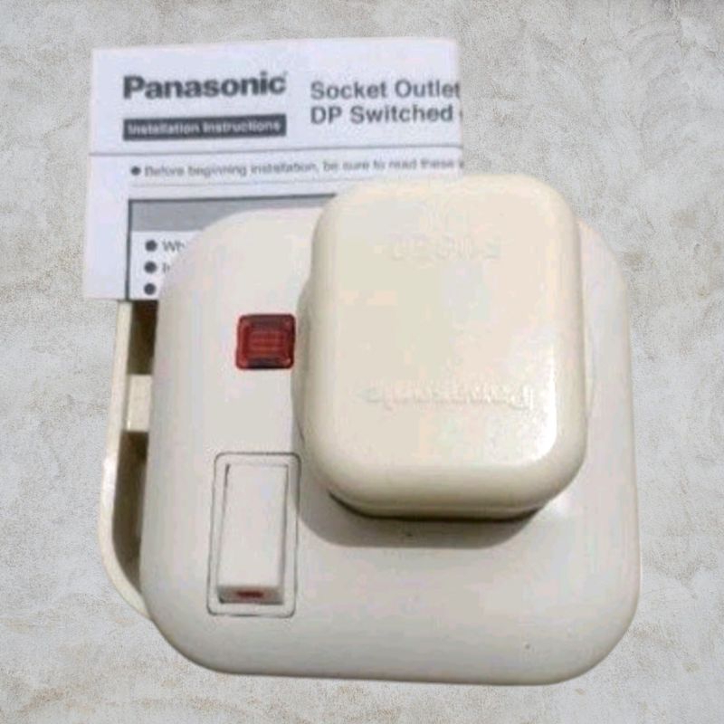 Panasonic ac socket set + outbow doos cream | Shopee Malaysia