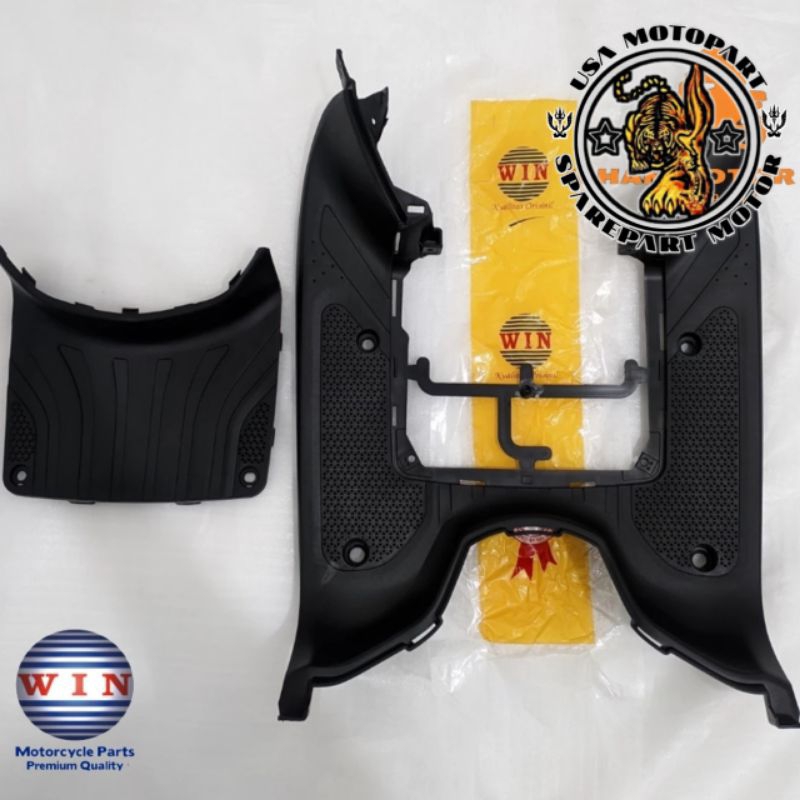 HITAM 64310-k2f-n00zb Floor Cover Step Floor Bordes Footrest Honda All New Vantel eSP LED K2F ...