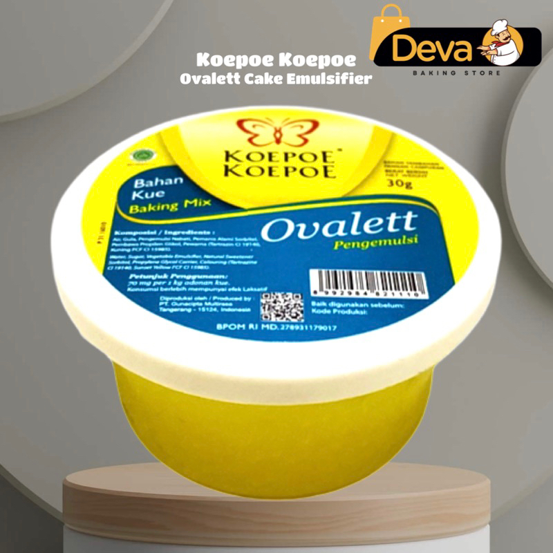 Koepoe Koepoe Ovalett Cake Emulsifier - Ovalett Kupu Kupu Cake ...
