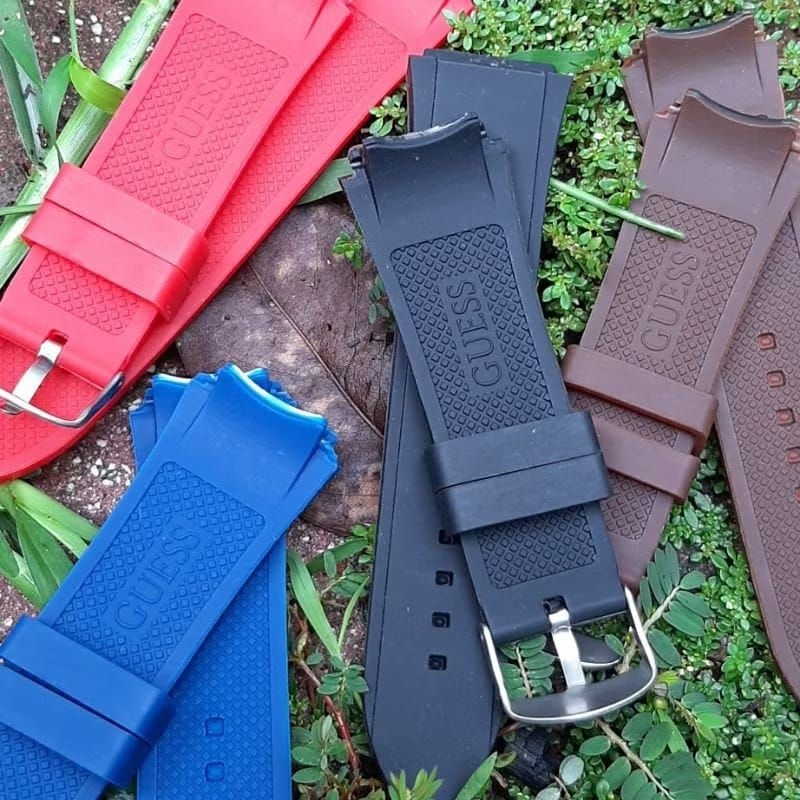 Watch STRAP RUBBER STRAP MEN'S GUESS WATCH STRAP | Shopee Malaysia