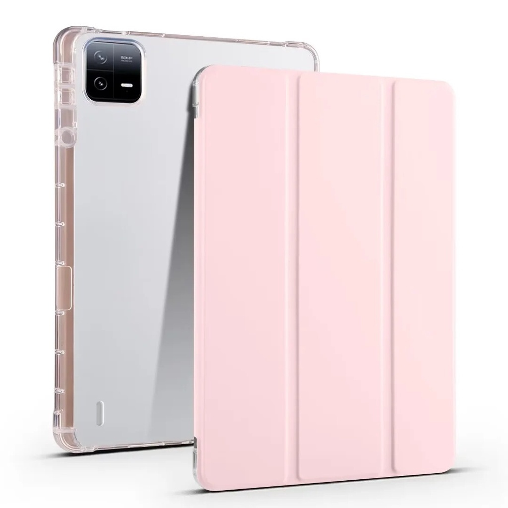 Smart Case XIaomi Pad 6s Pro 12.4 Inch 2024 Leather Casing Transparent ...