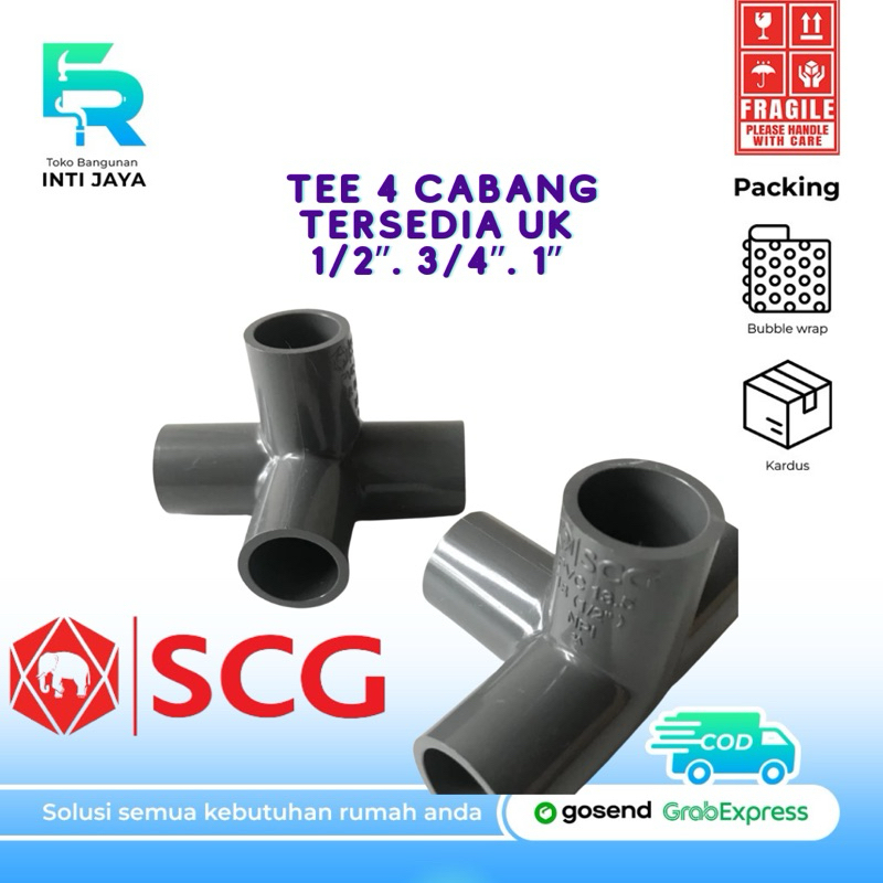 Scg Aw 4-prong Tee All Pipe Connection Sizes | Shopee Malaysia
