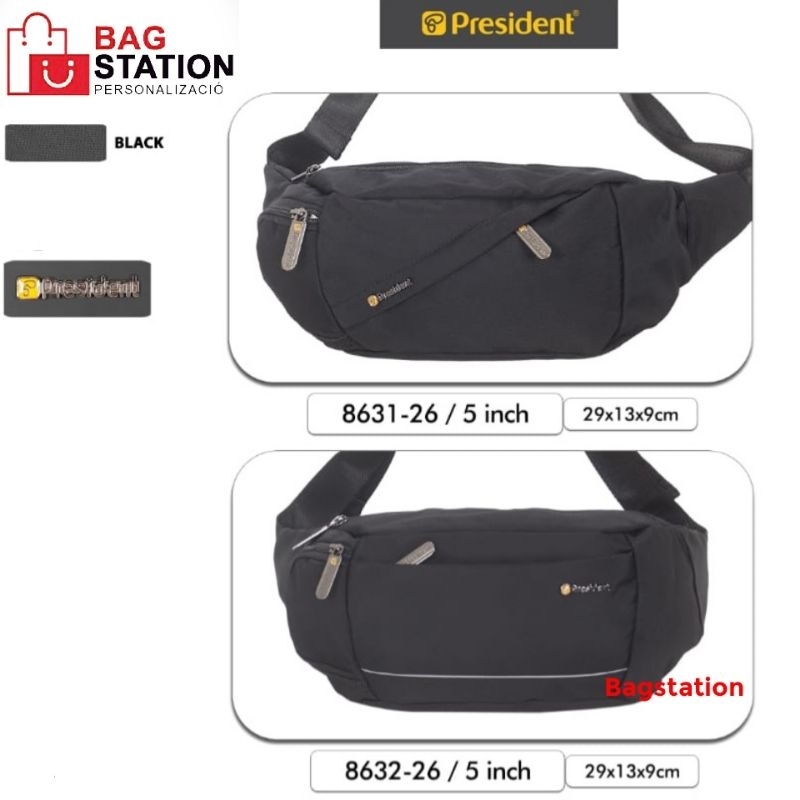 Original 3L PRESIDENT BUM BAG ORIGINAL PRESIDENT WAIST BAG ORIGINAL ...