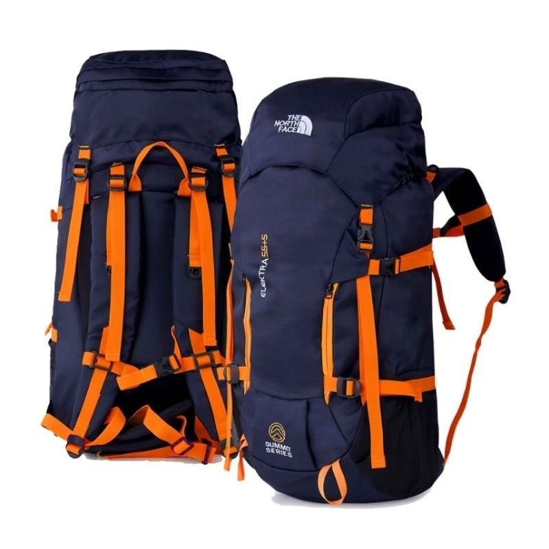 Mountaineering bag 55+5 liters outdoor bag camping bag Tnf bag Elextra ...