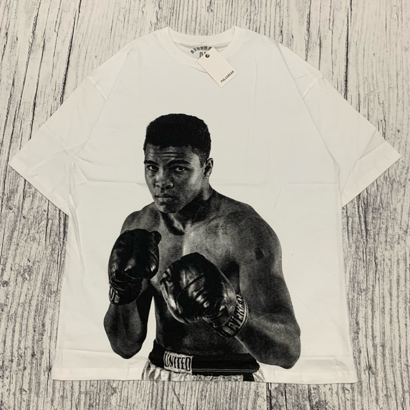 Muhammad Ali Oversized P&B T-Shirt - Vintage Muhammad Ali Oversized T ...
