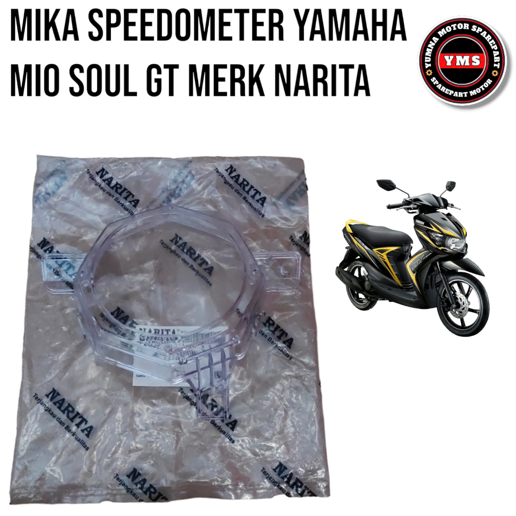Mika Speedometer Yamaha Mio Soul GT 115 Mika Glass Kilometer Mio Soul ...