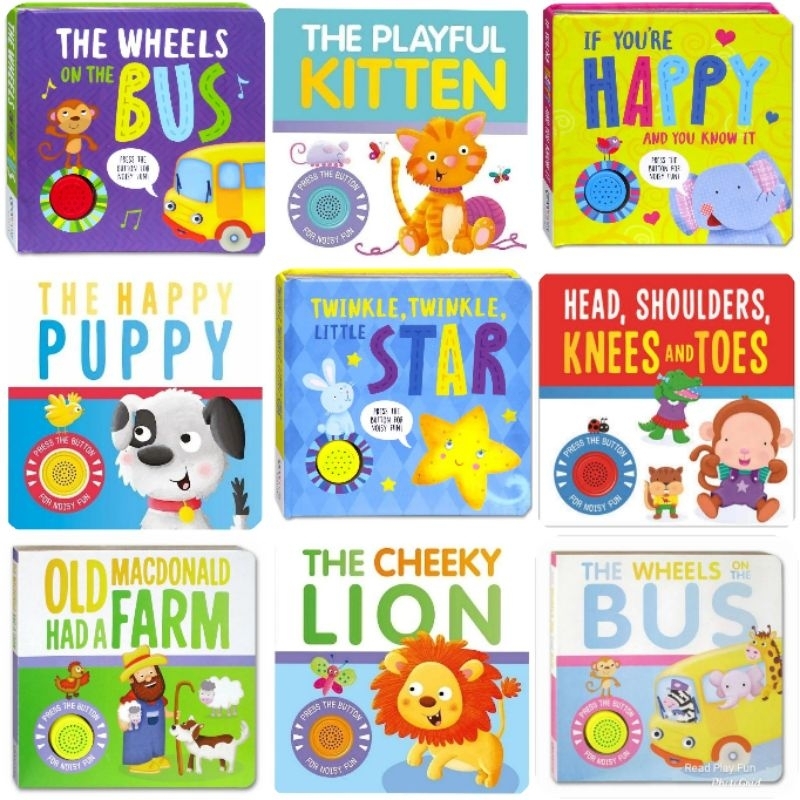 Melody Sound Board Book (new version - bigger size 21 x 21 cm) | Shopee ...