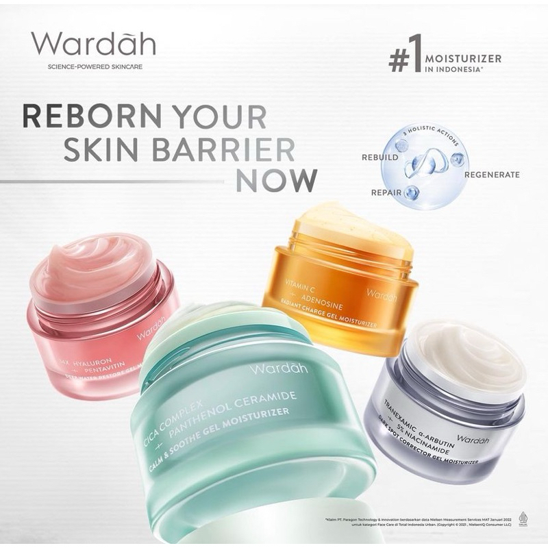 Wardah MOISTURIZER VIT C WARDAH MOISTURIZER WARDAH MOISTURIZER CICA ...