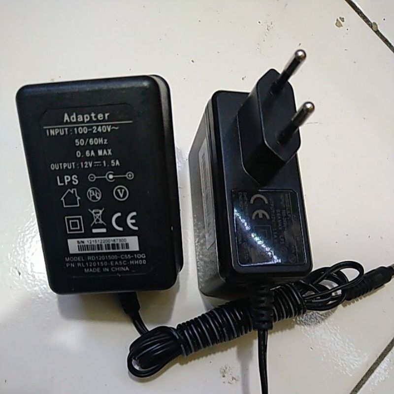 Original LPS 12 volt 1.5 amper adapter | Shopee Malaysia