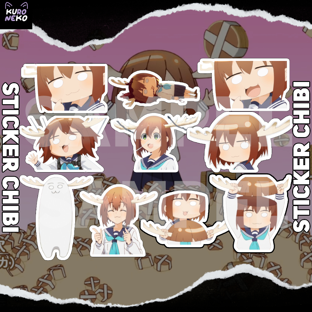 Sticker CHIBI ANIME SHIKANO NOKO | Nokotan (PART 2) | Shopee Malaysia