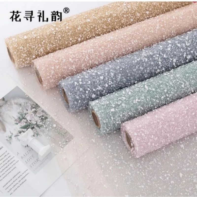 Wrapping SNOW TILE ROLL || Snow TILE FABRIC PER SHEET | Shopee Malaysia