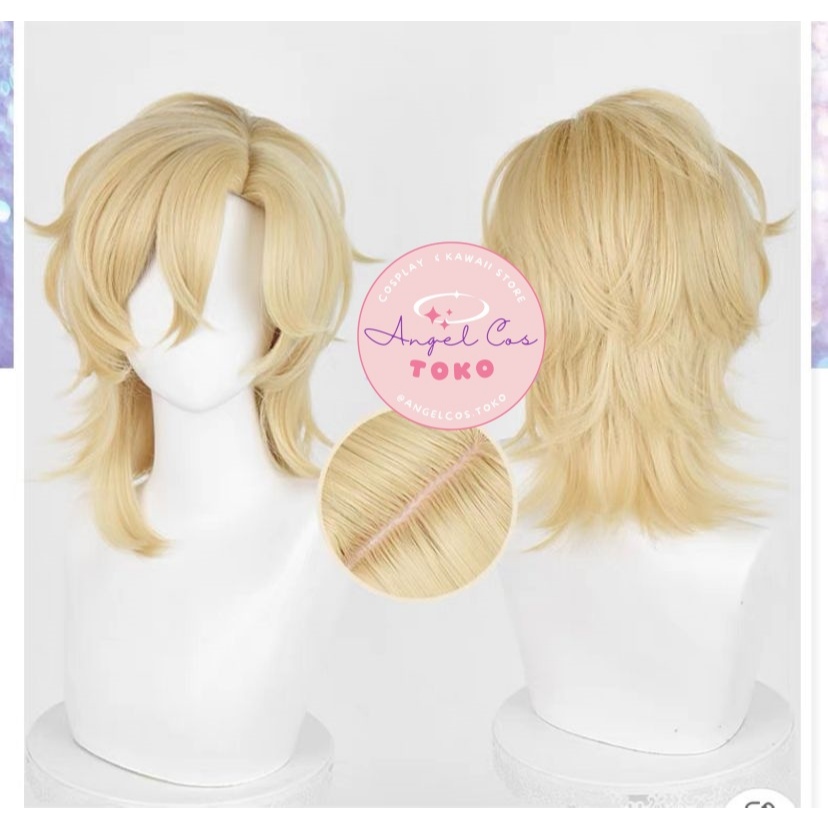 Ready Alice Manmeiiwig - Aventurine HSR Honkai Star Rail wig cosplay HQ ...