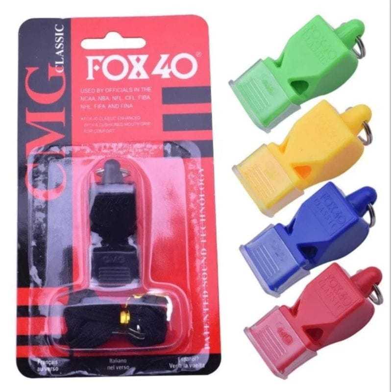 Pluit FOX 40 ORIGINAL Whistle REFEREE Soccer REFEREE | Shopee Malaysia