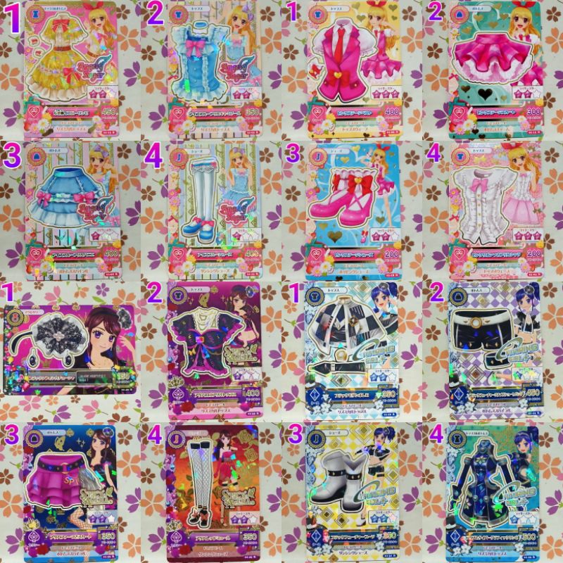 Japanese version 1 aikatsu card Japanese version 1 aikatsu card (unit ...