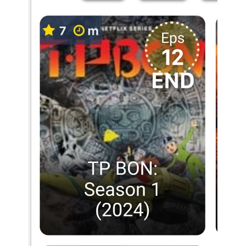 Tp-bon Season 1 2024 Animation Film 12 eps sub Indo-Fd16gb | Shopee ...