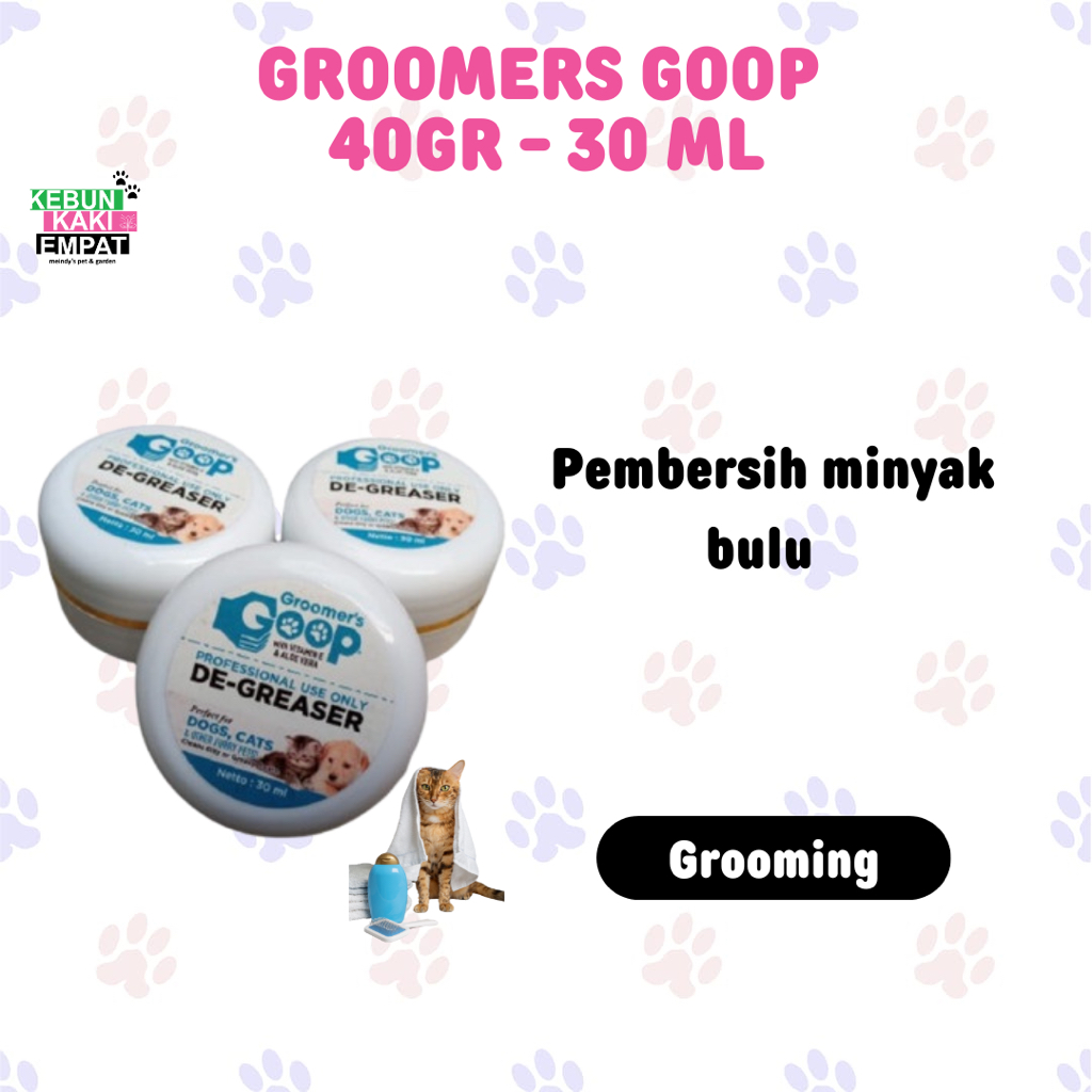 Groomers Goop Cleans Oily Coats 40gr - 30 ml animal stain remover ...