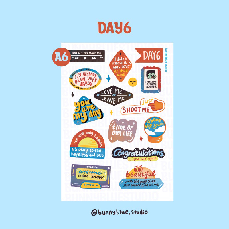 Day6 Fanart Sticker Set | Shopee Malaysia
