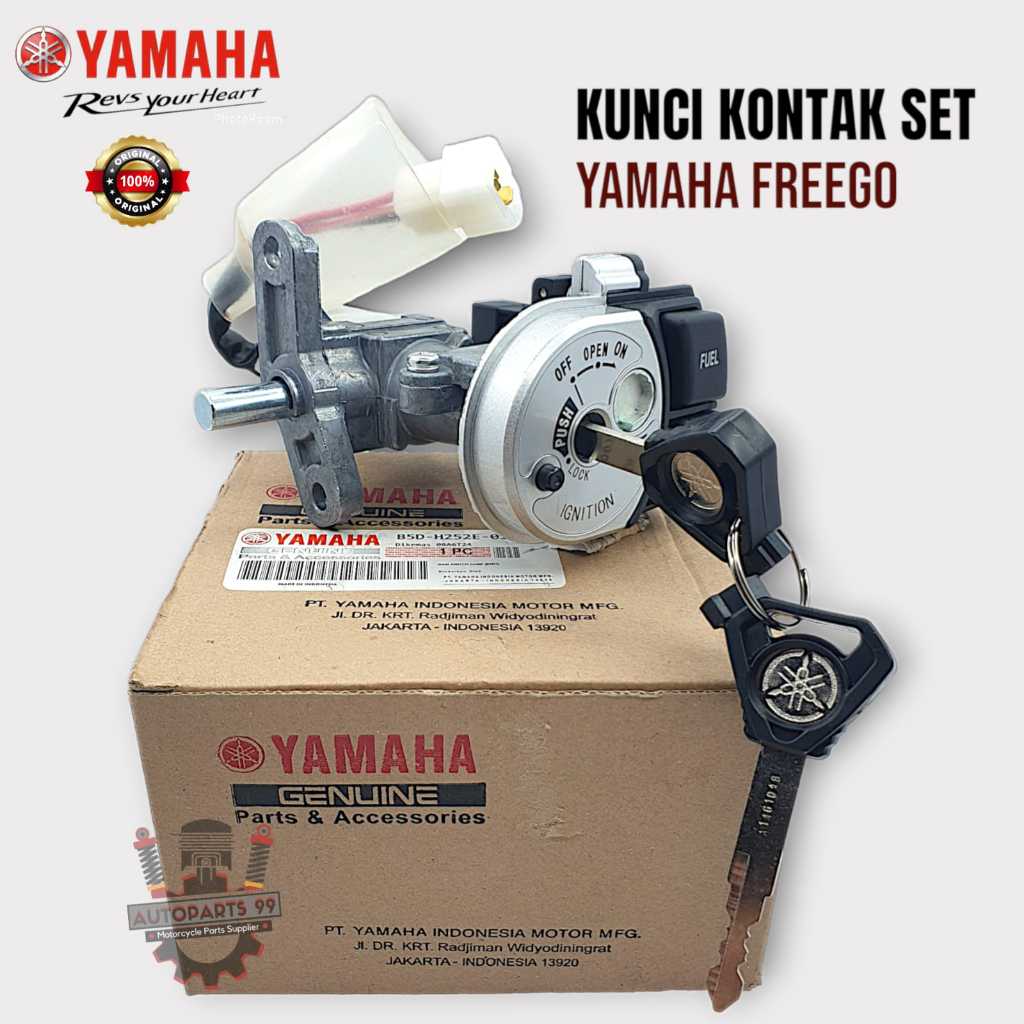 Yamaha Freego Ignition Key Complete Set Original B5D Keyset Freego ...