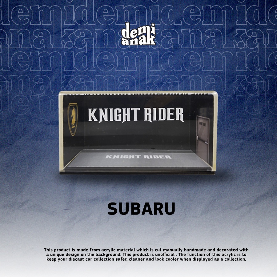 HITAM Knight Rider Black Diecast Acrylic Box | Shopee Malaysia