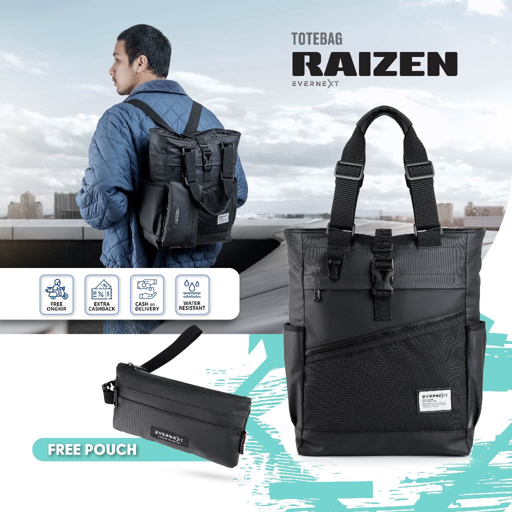 Evernext - Waterproof Men's Backpack Waterproof Tote Bag Raizen ...
