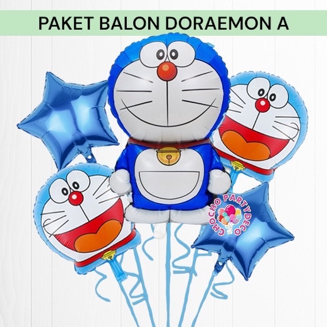Doraemon Balloon Package A/Doraemon Doremi Nobita Birthday Decoration ...