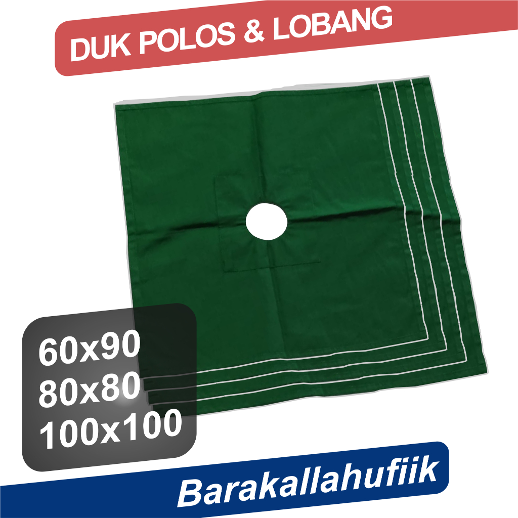 Duk MEDIUM Size Surgical Cloth Type PLAIN/FLAT and HOLE DUK for Minor ...