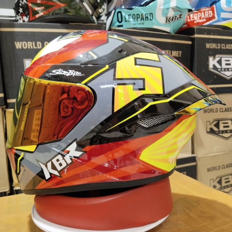 Kbr TTC FULL FACE HELMET JAUME MASIA BLACK MOTIF (HANDLING PACKAGE ...
