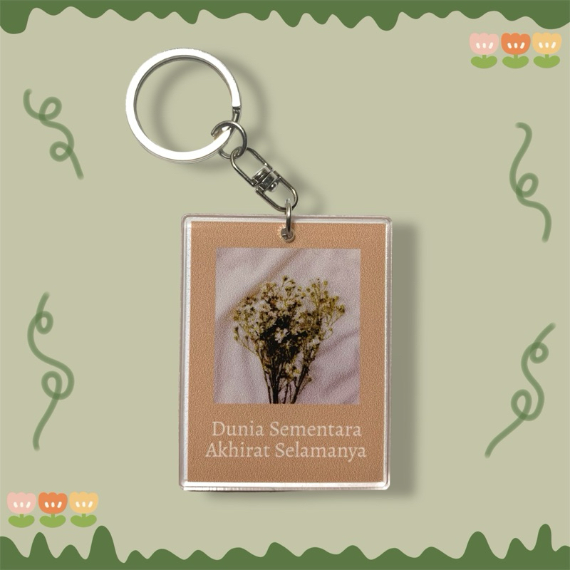 GANTUNGAN Vol. 32 Acrylic Keychains Ganci Keychain Muslimah Reminder ...