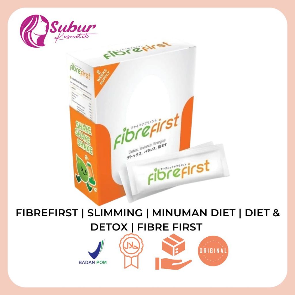 Fiber FIRST DETOX DIET Fiber And Vegetable Drink 8GR(sachet) | Shopee ...