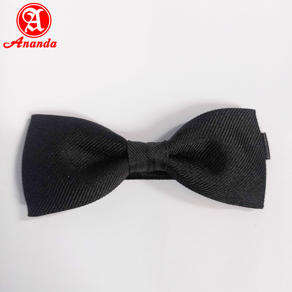 HITAM Plain Black Bow Tie | Shopee Malaysia