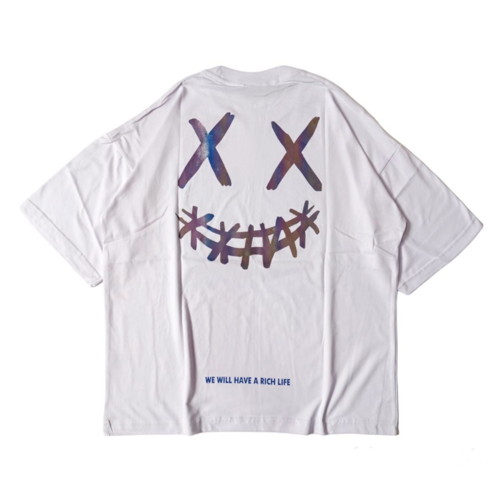 PUTIH Ricky Is Clown White T-Shirt | Shopee Malaysia