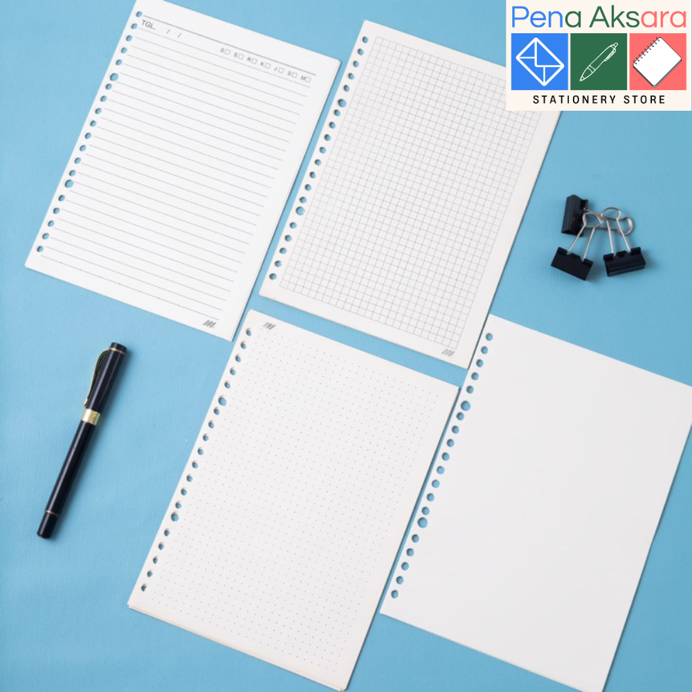 Loose Leaf File Paper for A5 B5 and A4 Binder Contents | Shopee Malaysia