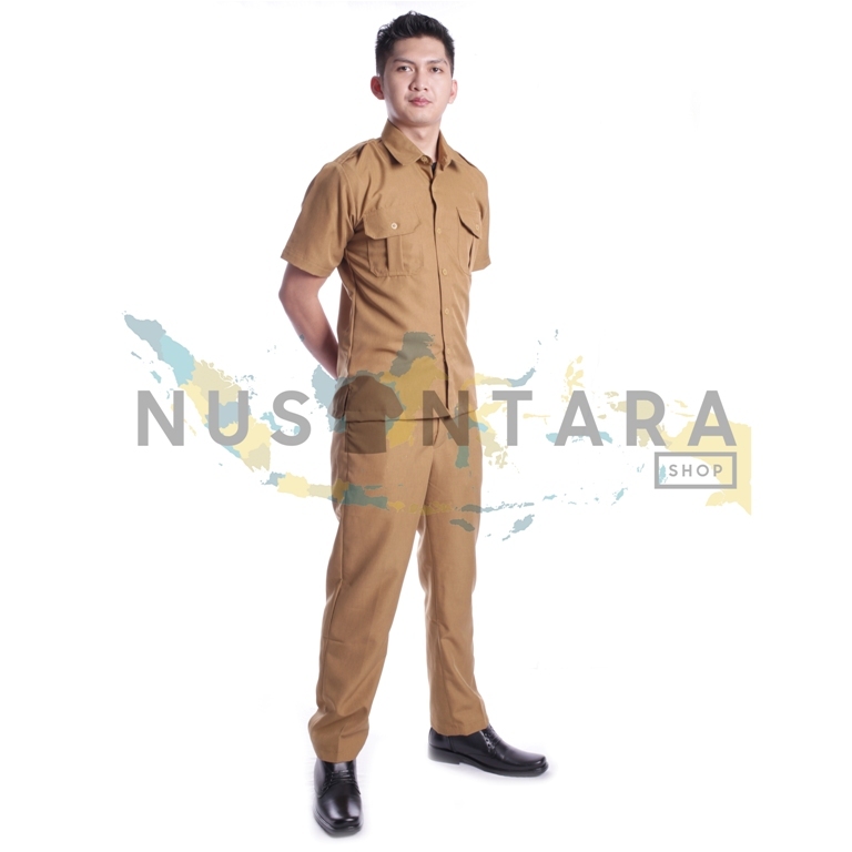 Keki Muda Men's Civil Servant Uniform Short Sleeve Men's Regional ...