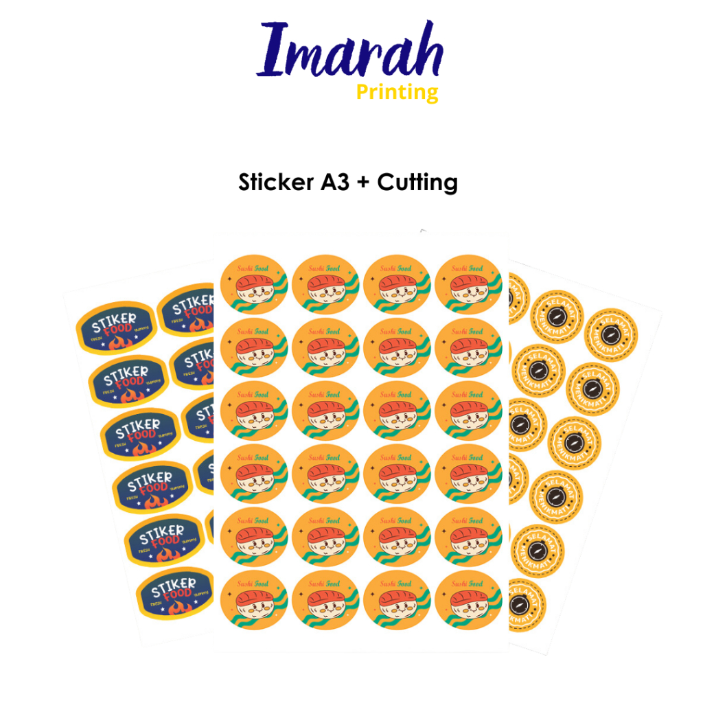 Imarah - Print A3 Stickers | Print Label STICKERS | Print Stickers ...